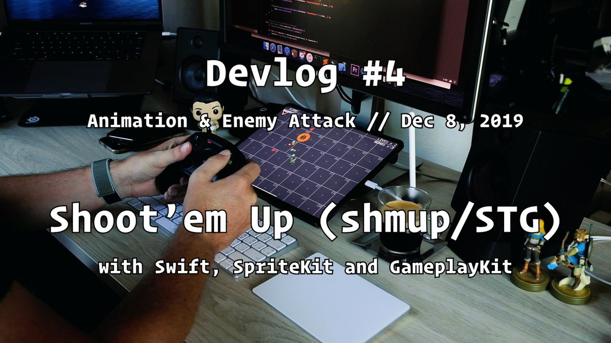 Devlog #4: Animation, HUD and Enemy Fire in Swift - Johan Steen